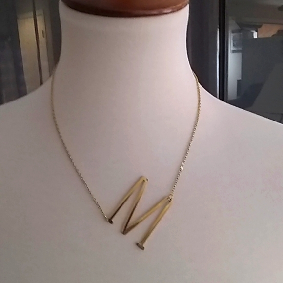 Jewelry | Gold Initial M Necklace | Poshmark